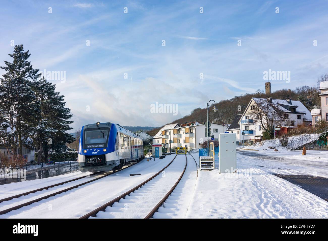 Königstein Railway, local train type Alstom Coradia iLINT of ...