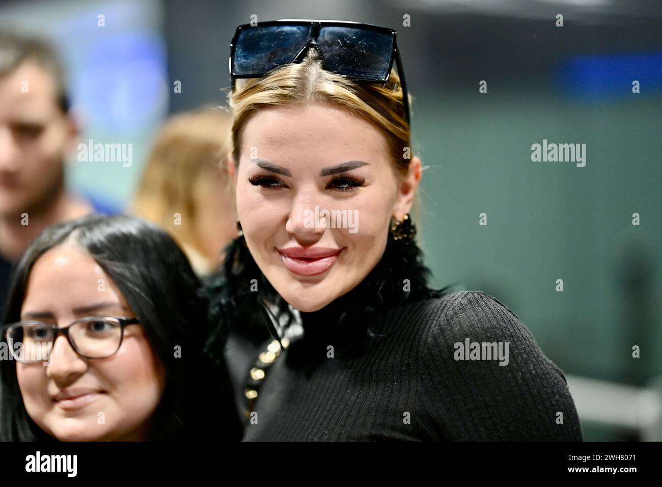 Kim Virginia Hartung on the occasion of the arrival of the candidates ...