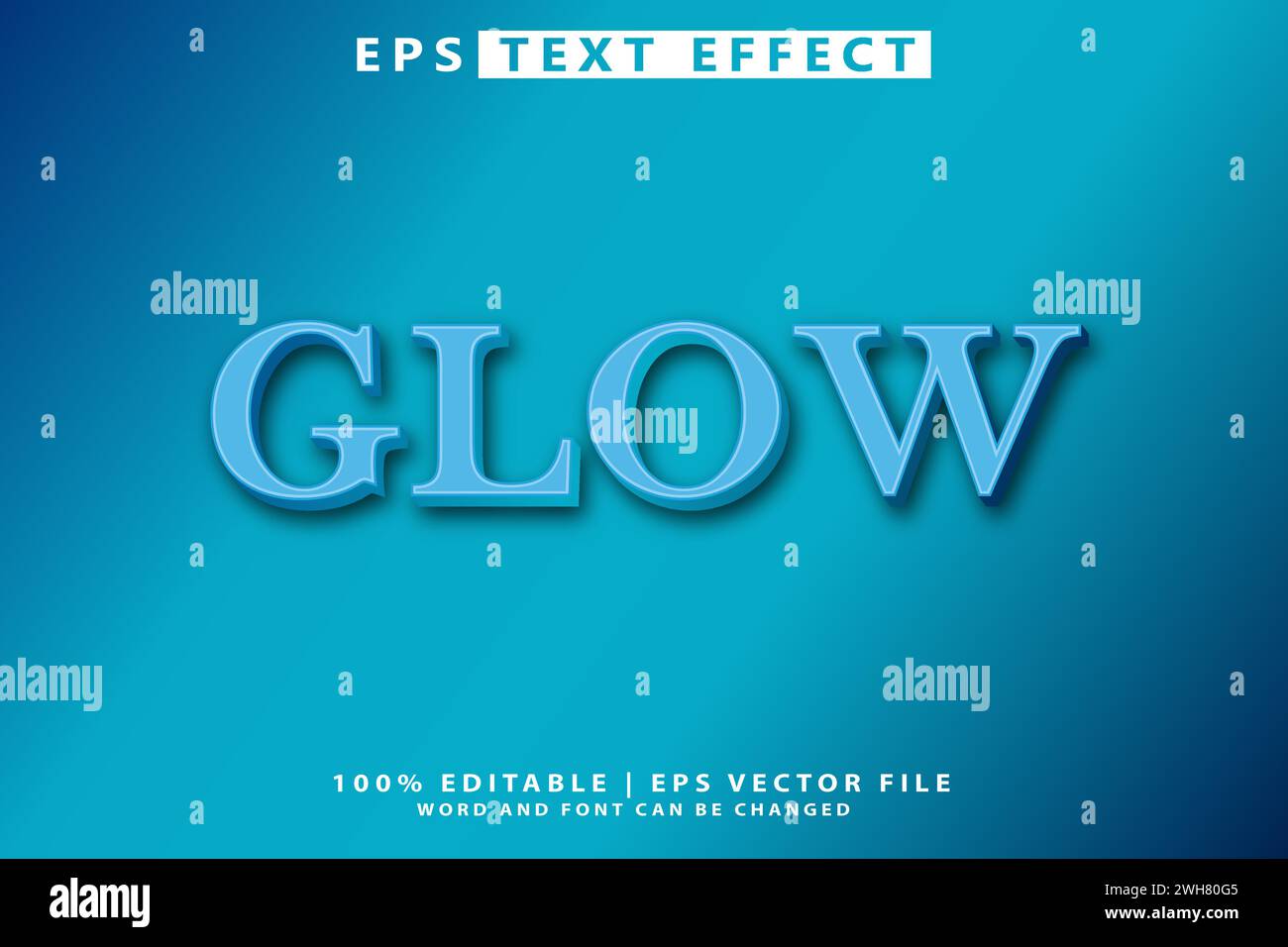3d show eps text effect Stock Vector Images - Alamy