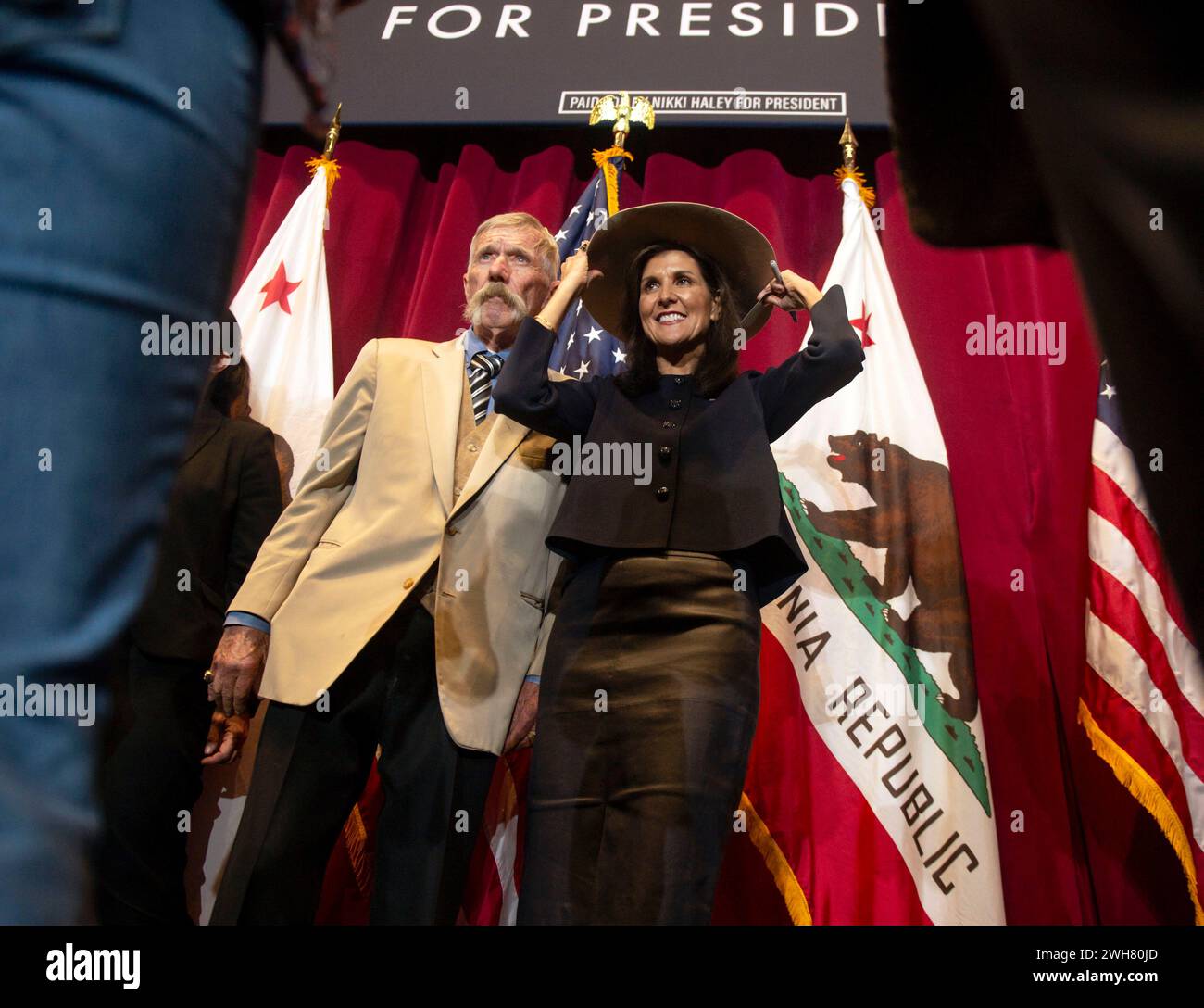 Los Angeles, California, USA. 07th Feb, 2024. Former UN Ambassador and ...