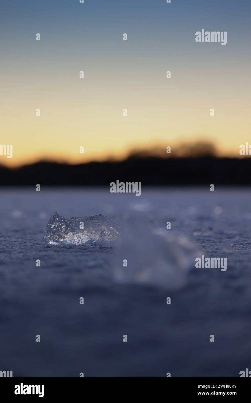 Lump of ice Stock Photo - Alamy