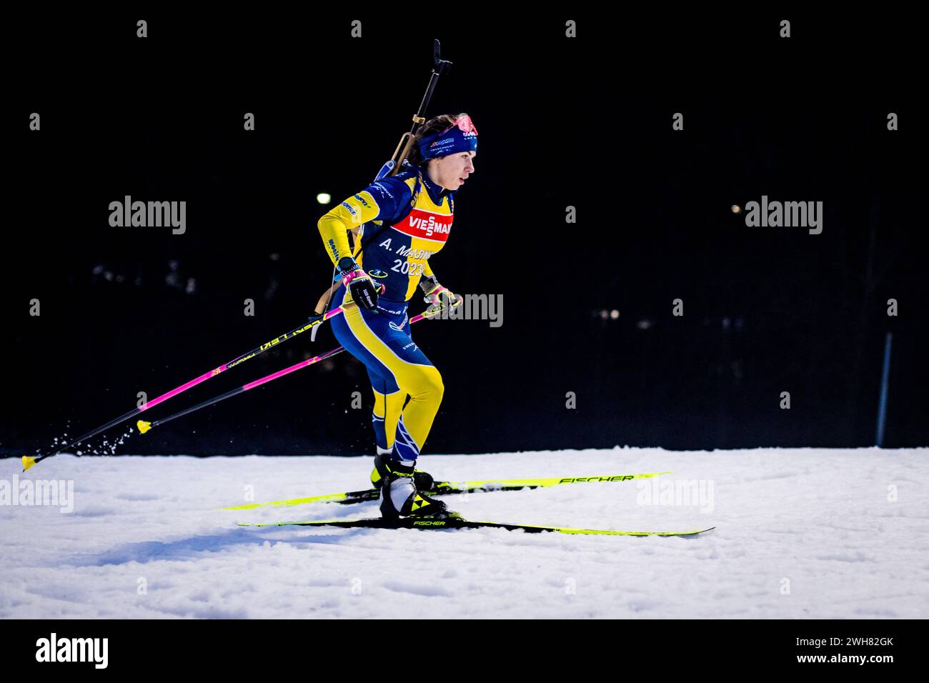Anna Magnusson of Sweden during a training session in the free day ...