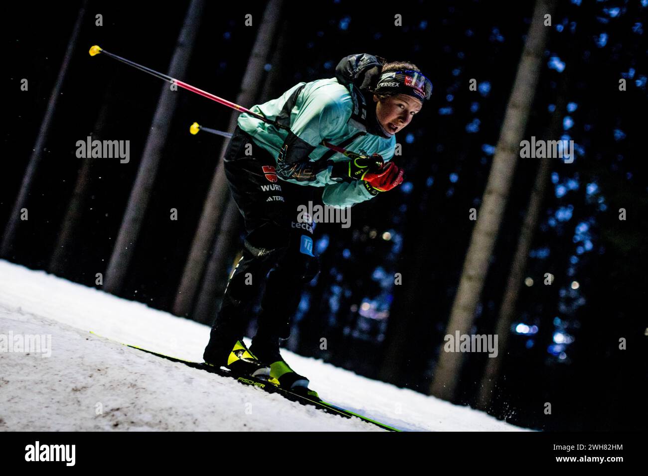 Sophia Schneider of Germany during a training session in the free day ...