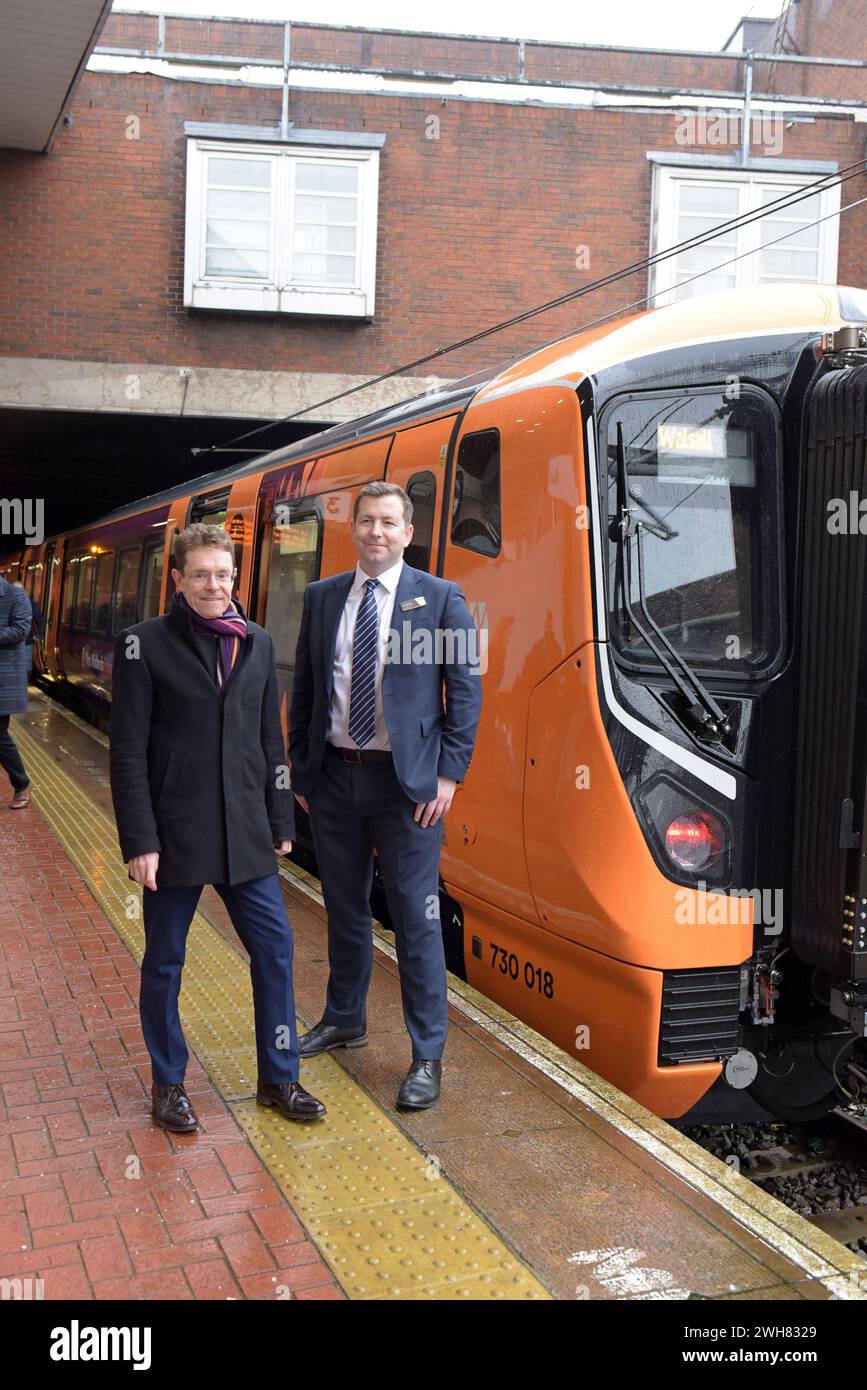 Wolverhampton, UK, 8th February 2024. West Midlands Railway unveiled ...