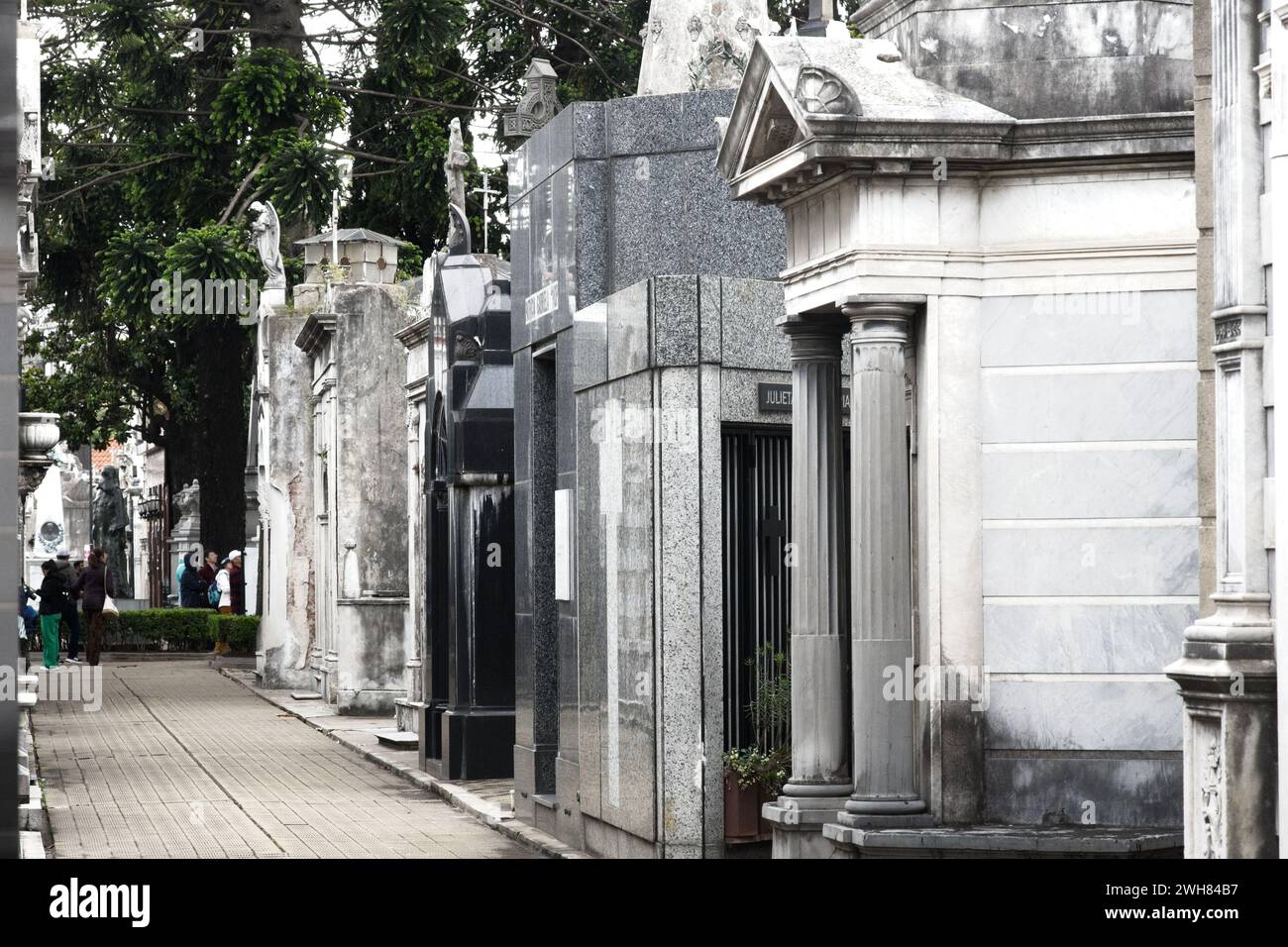 Recoleta Cemetery has over 6,400 statues, sarcophagi and crypts ...