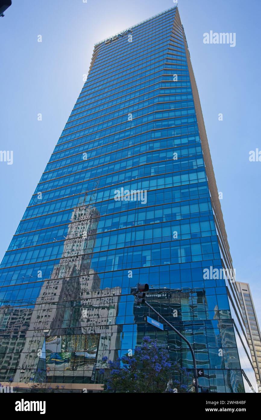 BBVA tower, the tallest building in the Catalinas office park in Retiro ...