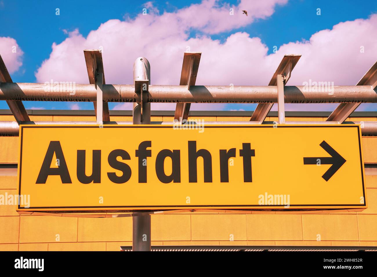 Exit sign ausfahrt germany hi-res stock photography and images - Alamy
