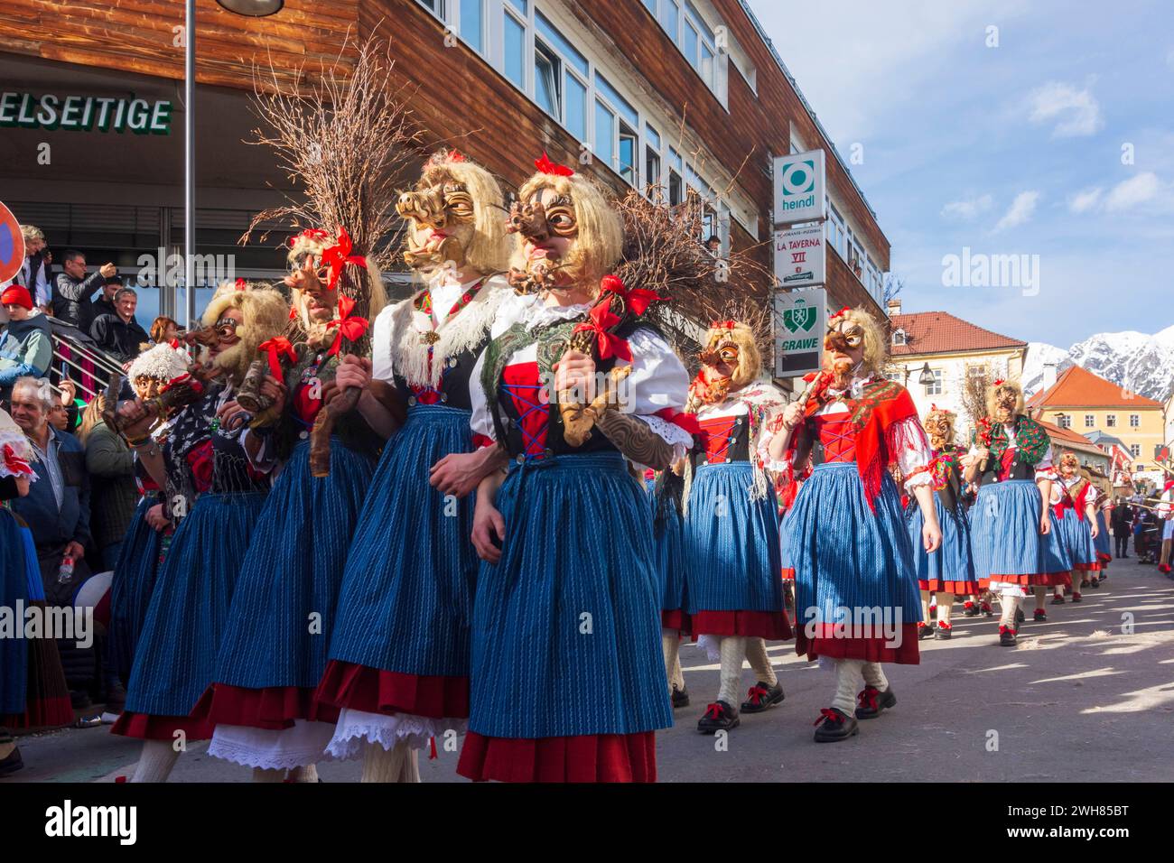 Imster Schemenlaufen carnival, Hexen witches Imst Imst Tirol, Tyrol ...