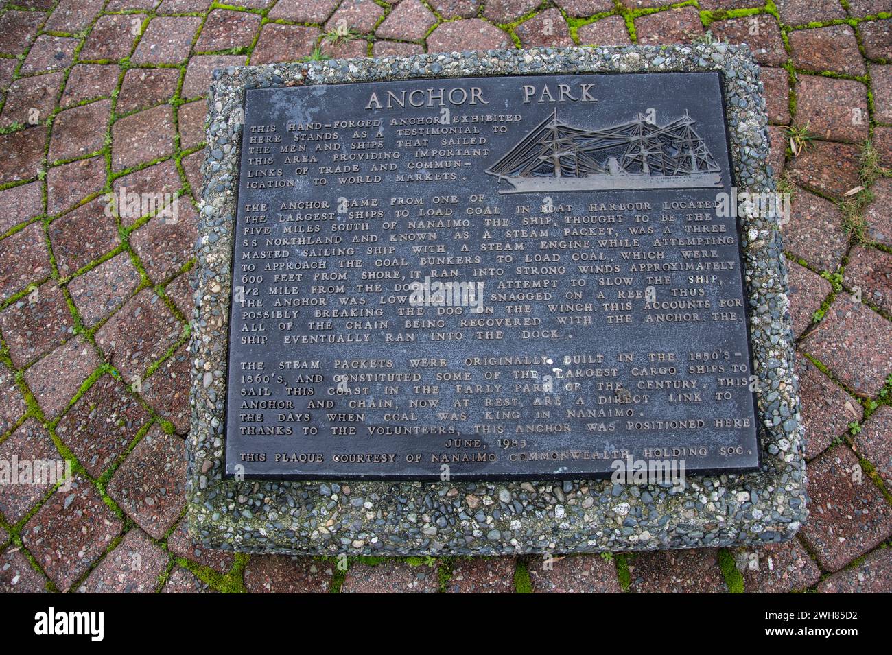 Maritime history plaque hi-res stock photography and images - Alamy