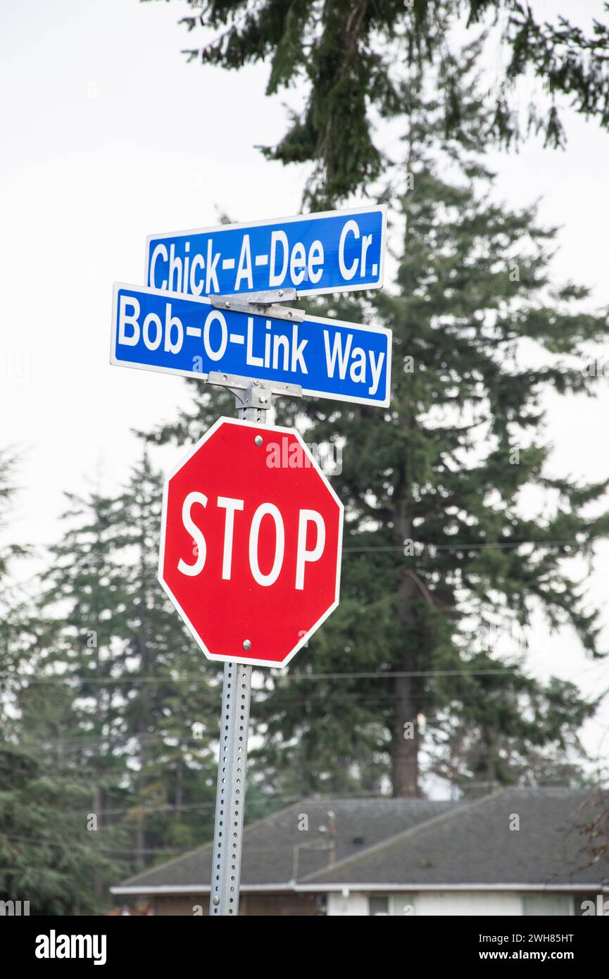 A pole of road signs hi-res stock photography and images - Alamy