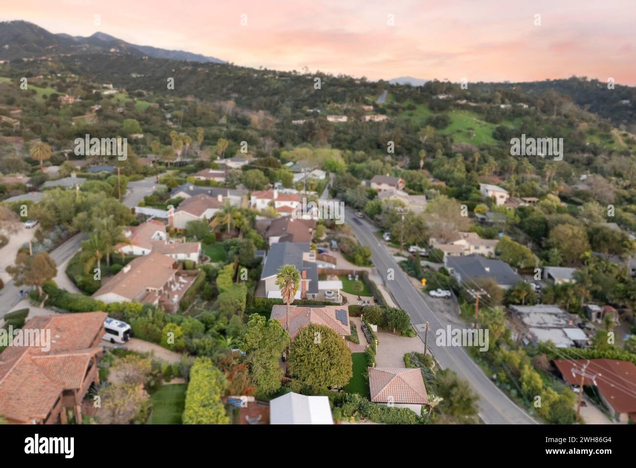 Aerial view residential buildings suburbs hi-res stock photography and ...