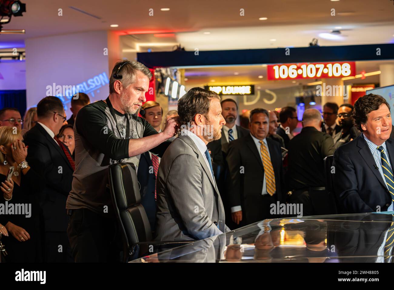 Miami, Florida: Fox Nation Patriot Awards in Hard Rock Casino; Tucker ...