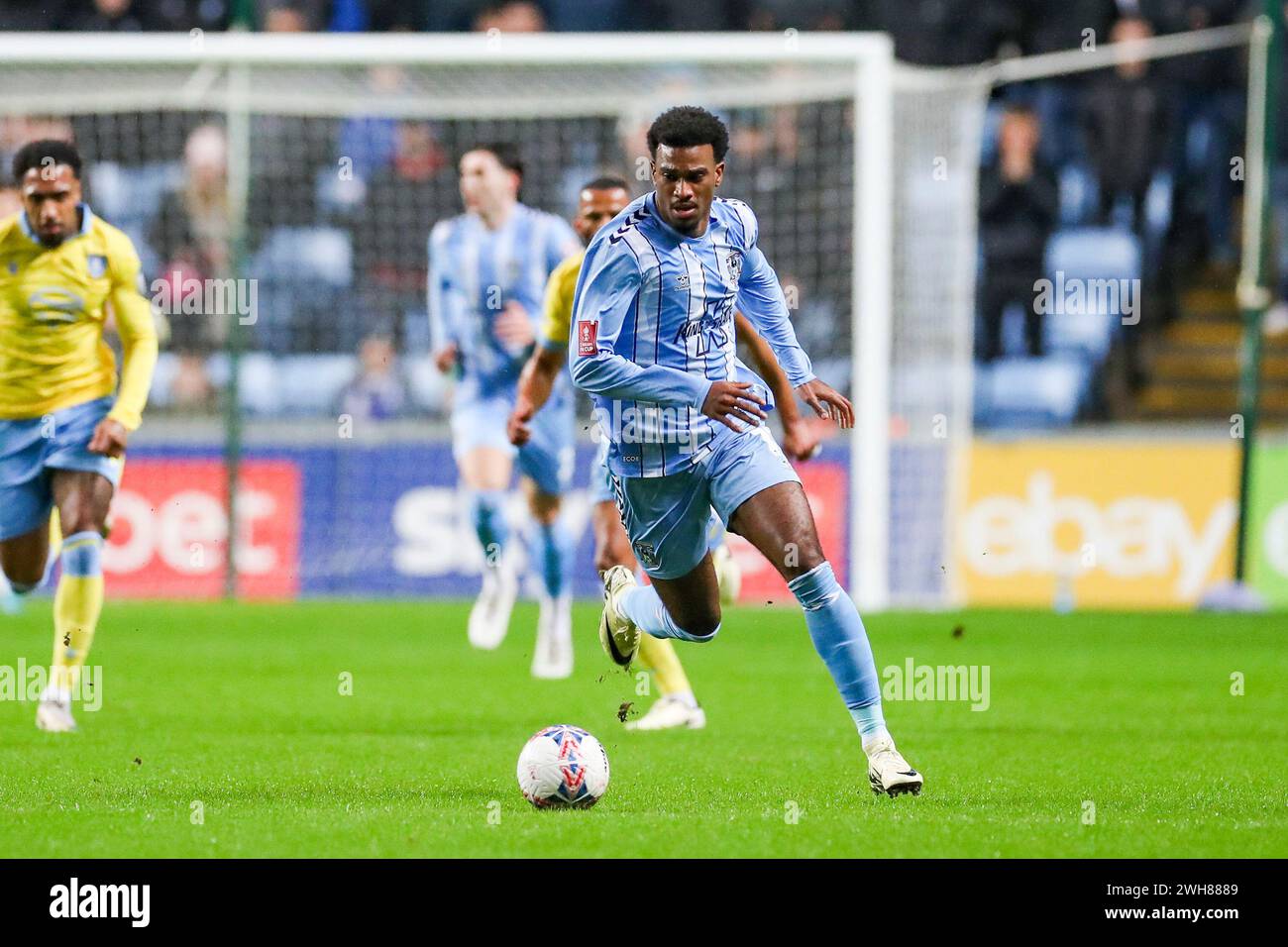 Coventry, UK. 06th Feb, 2024. Coventry City forward Haji Wright (11) in ...