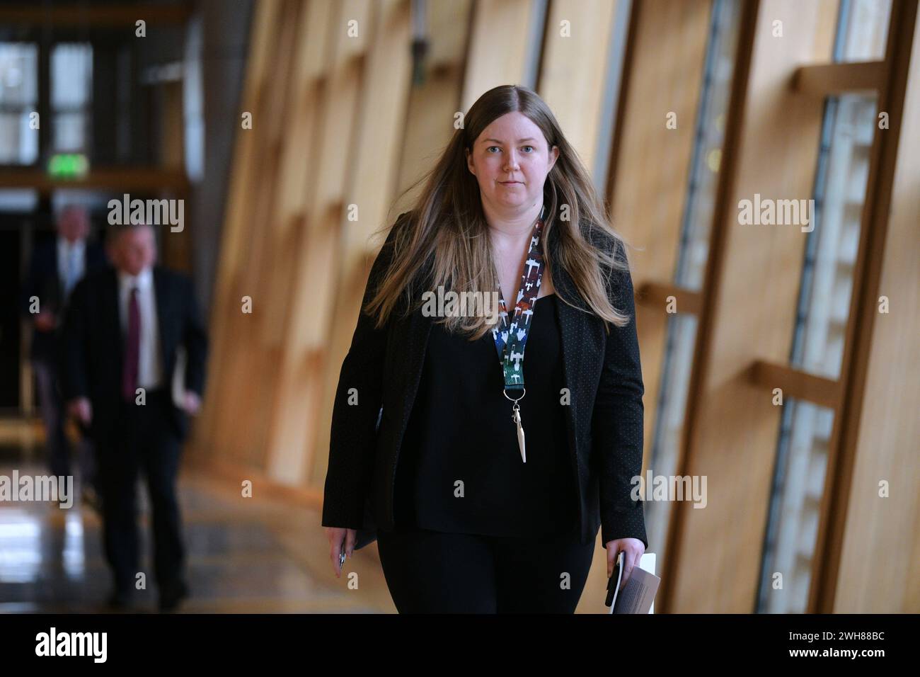 Edinburgh Scotland, UK 08 February 2024. Gillian Mackay MSP the ...