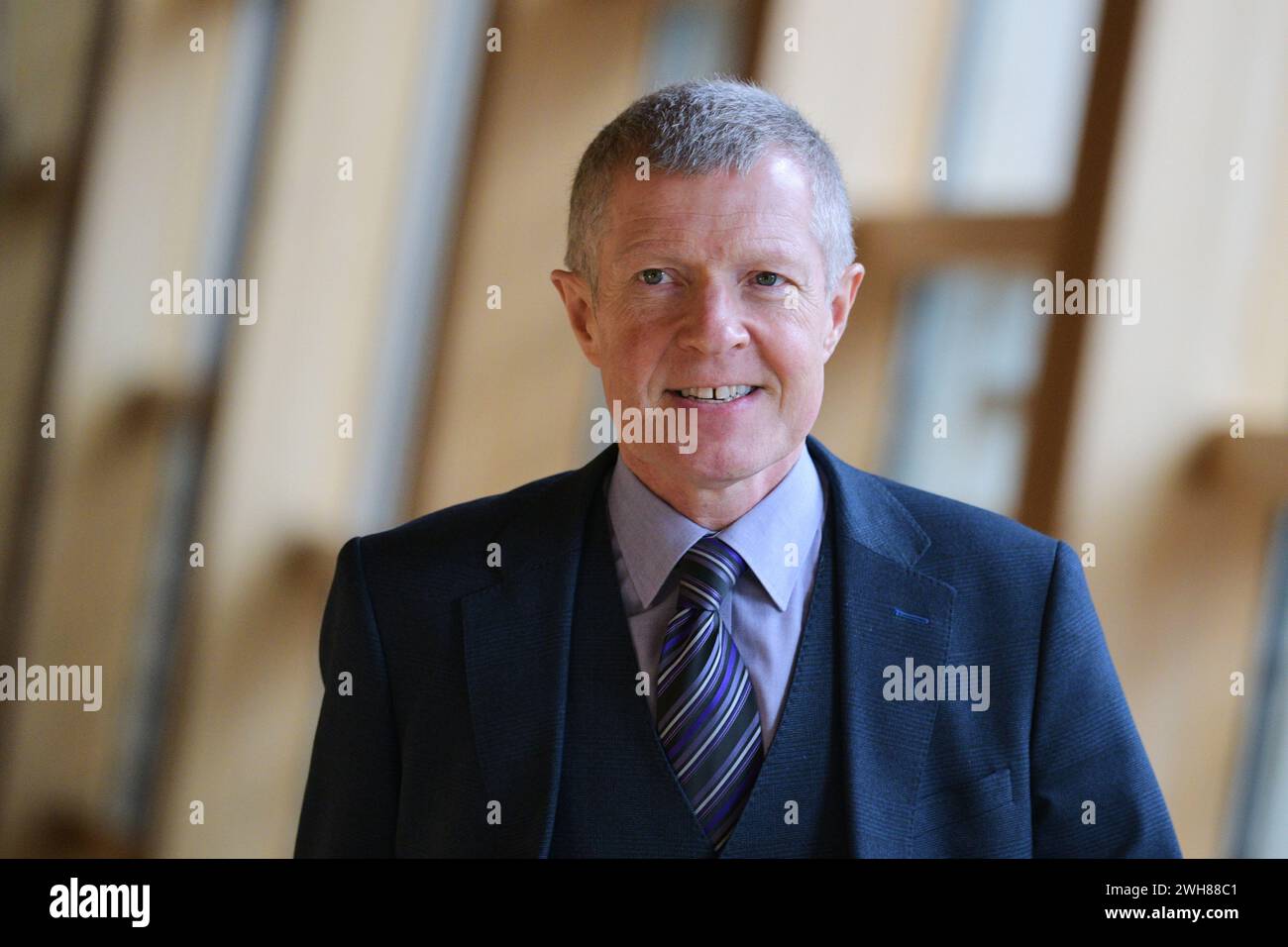 Edinburgh Scotland, UK 08 February 2024. Willie Rennie MSP the Scottish ...