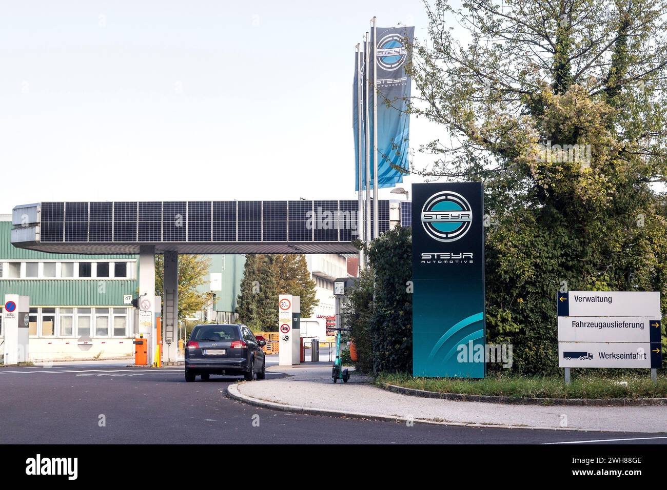 Steyr Automotive In Steyr, Austria Stock Photo - Alamy