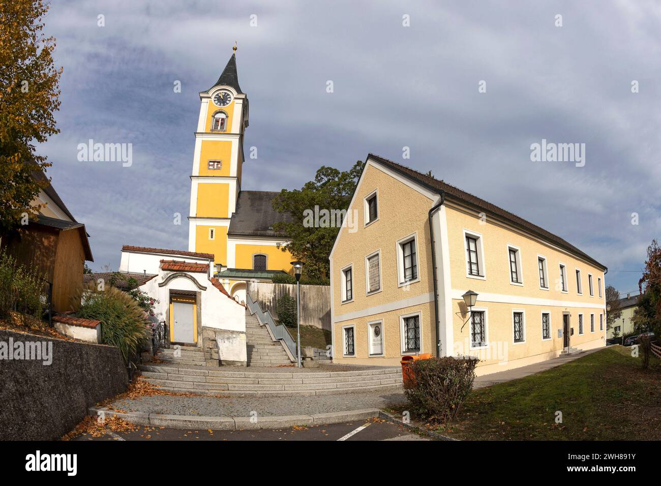 Anton Bruckner, Parish Church, Birthplace And Museum, Ansfelden, Upper ...