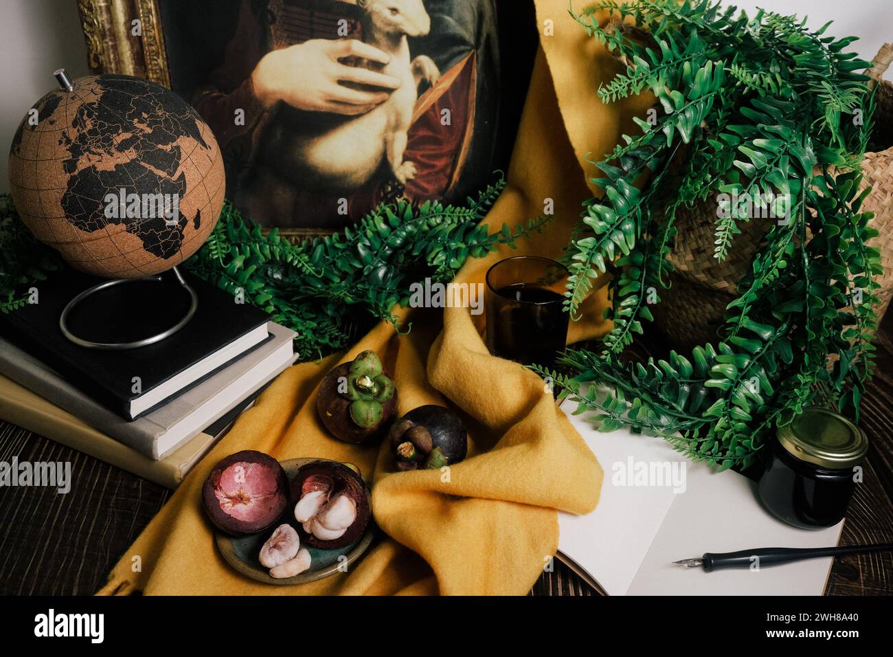 Stylish desk clutter inspired by lush Dutch still-life paintings ...