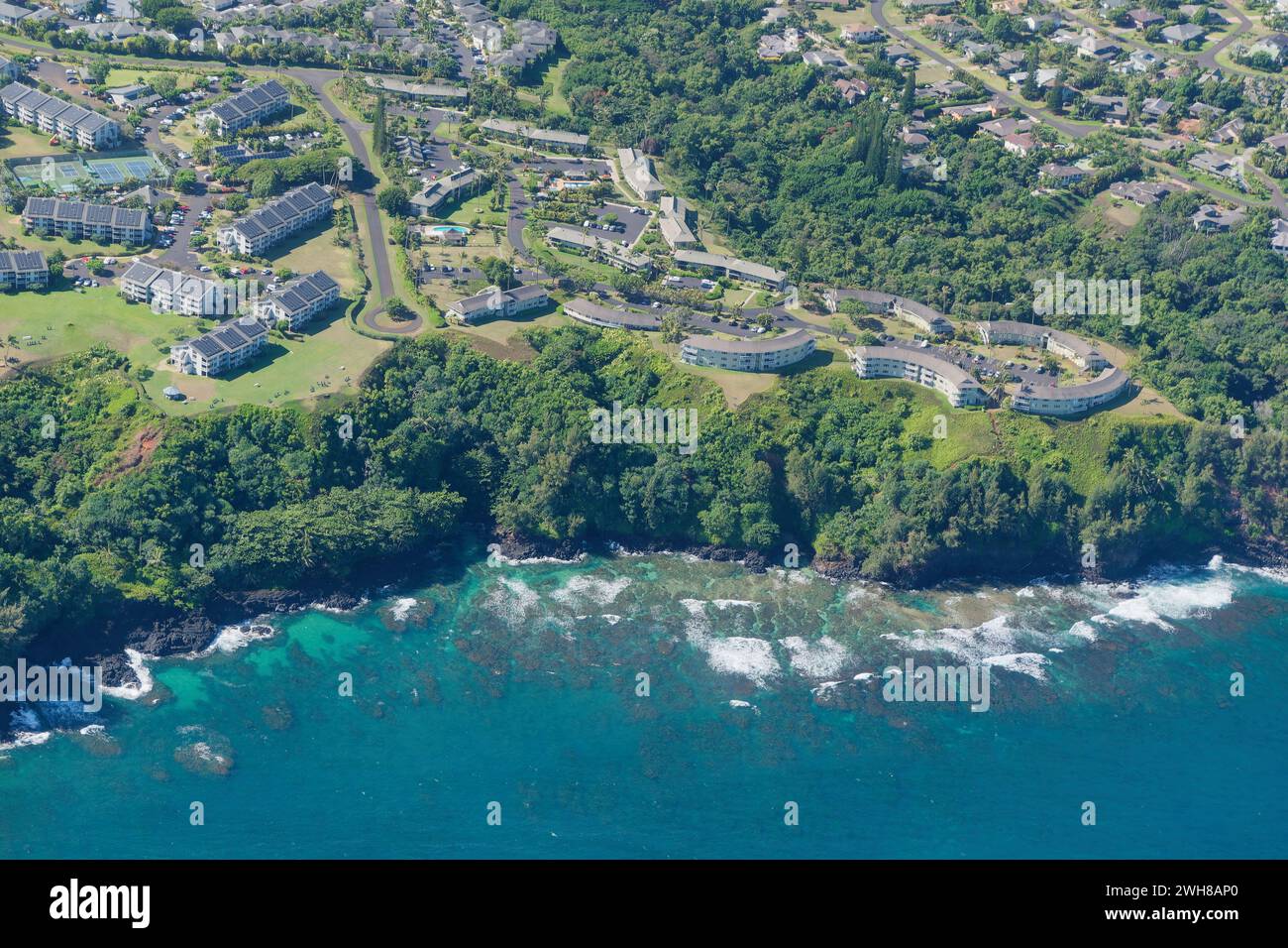 An aerial view of a luxurious hotel and resort nestled amidst vibrant ...