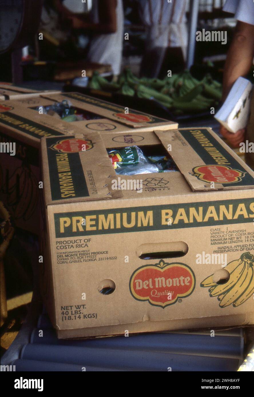 Costa Rica. 1997 – Del Monte banana processing plant in Costa Rica ...