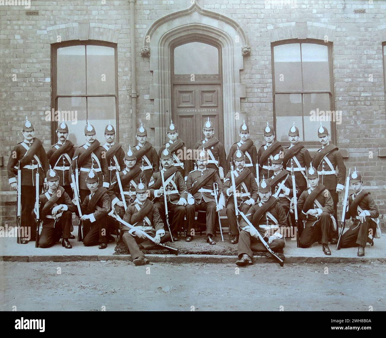 Sheffield, Yorkshire. 1897 – A formal group photograph depicting the ...