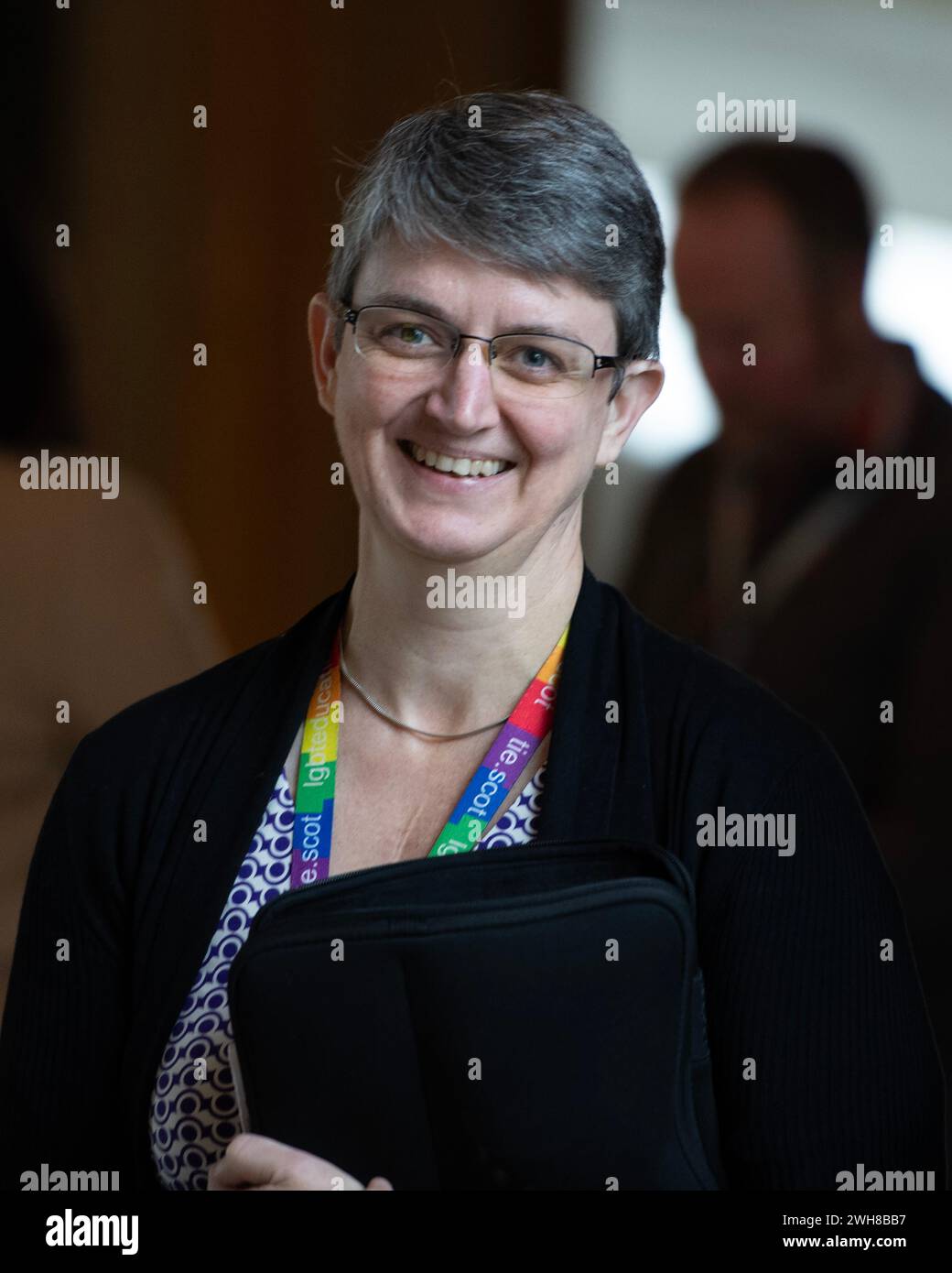 Edinburgh, Scotland, UK. 8th Feb, 2024. PICTURED: Maggie Chapman MSP ...