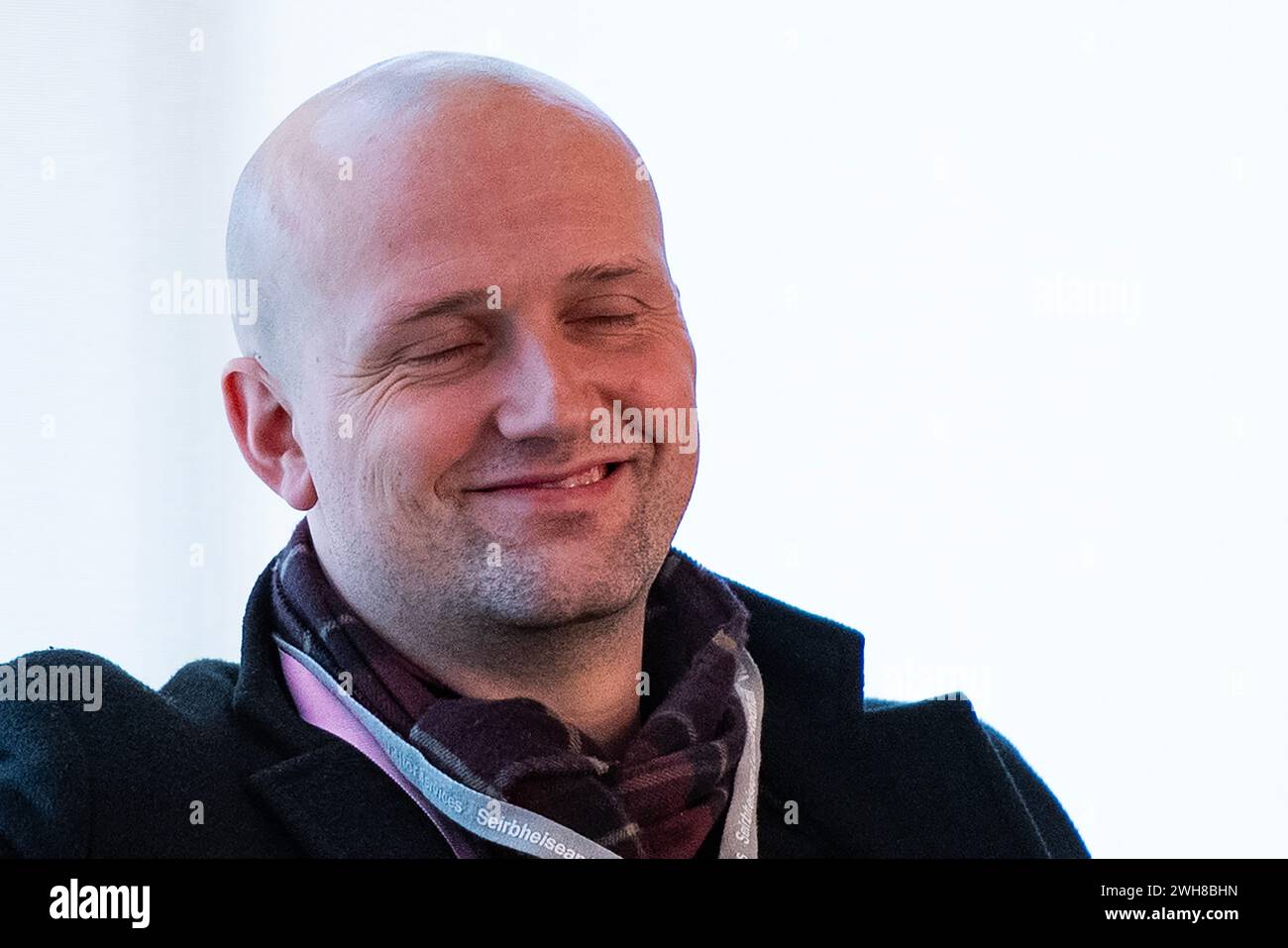 Edinburgh, Scotland, UK. 8th Feb, 2024. PICTURED: Stephen Flynn MP ...