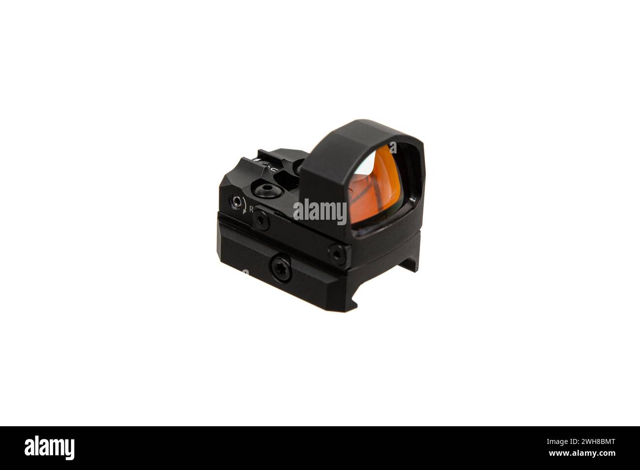 Modern optical collimator sight. Aiming device for shooting at short ...