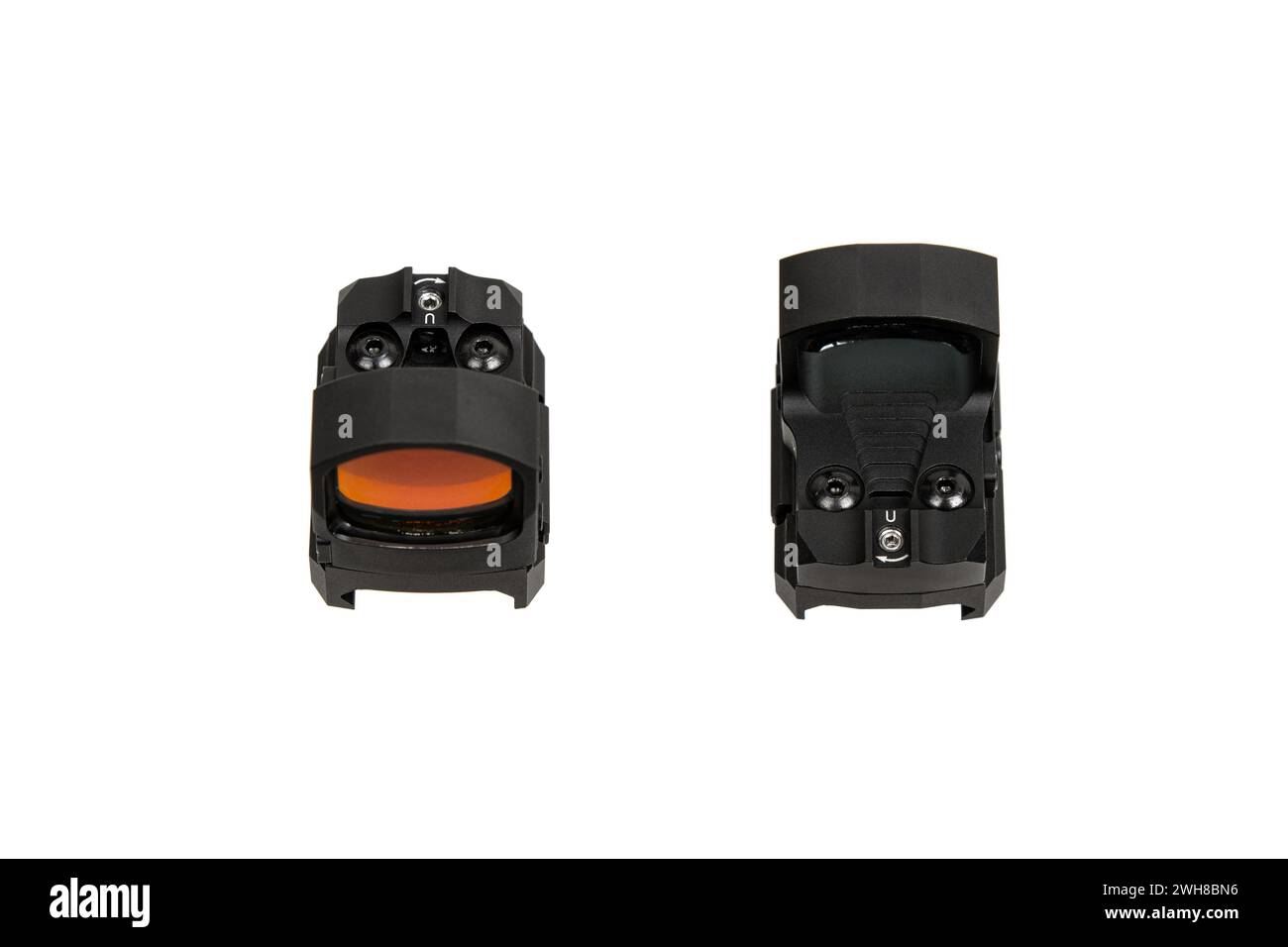 Modern optical collimator sight. Aiming device for shooting at short ...