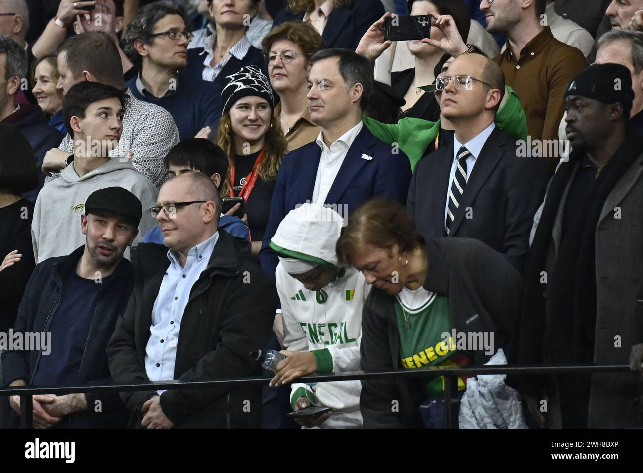 Antwerp, Belgium. 08th Feb, 2024. Belgian Prime Minister Alexander De ...