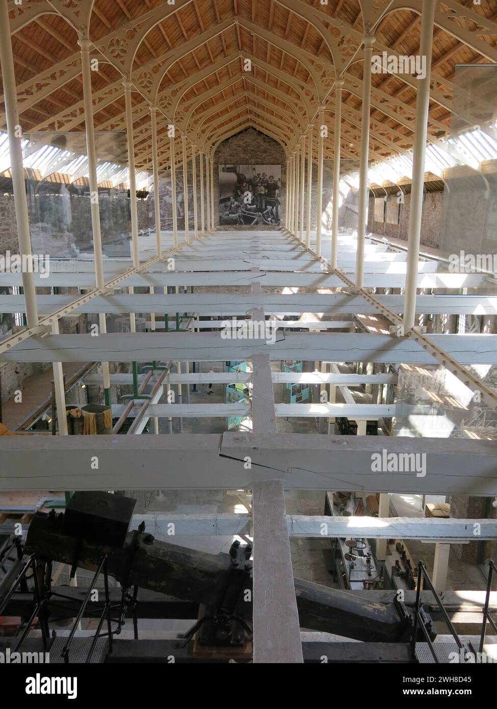 Verdant Works Museum, Dundee: interior view of the former mill ...