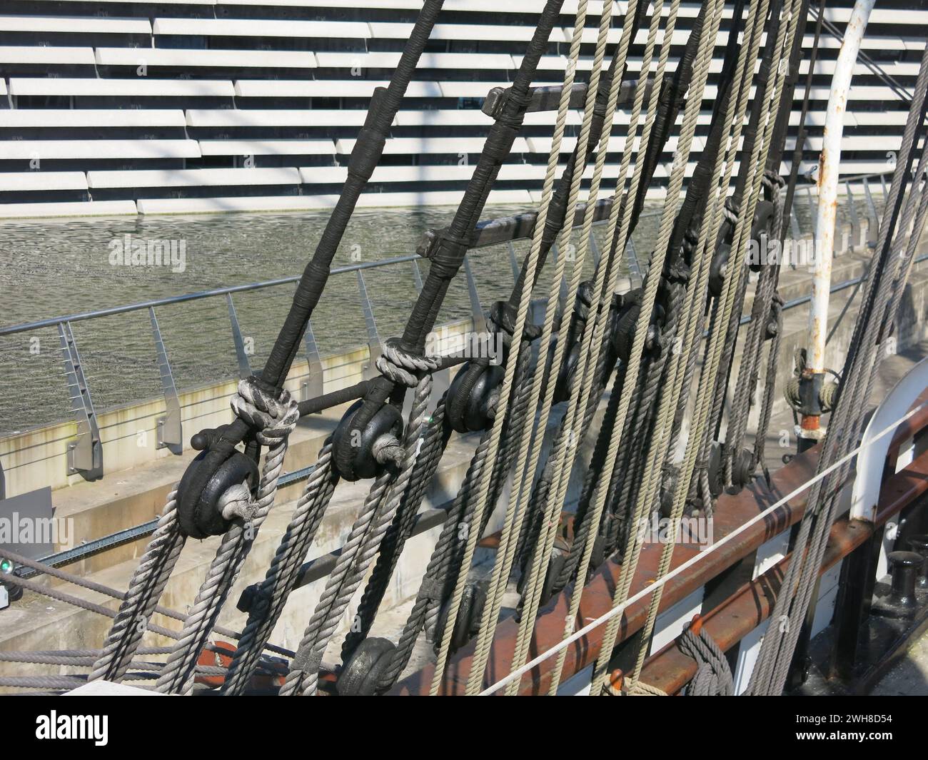 Horizontal & vertical lines create some abstract geometry from the ...