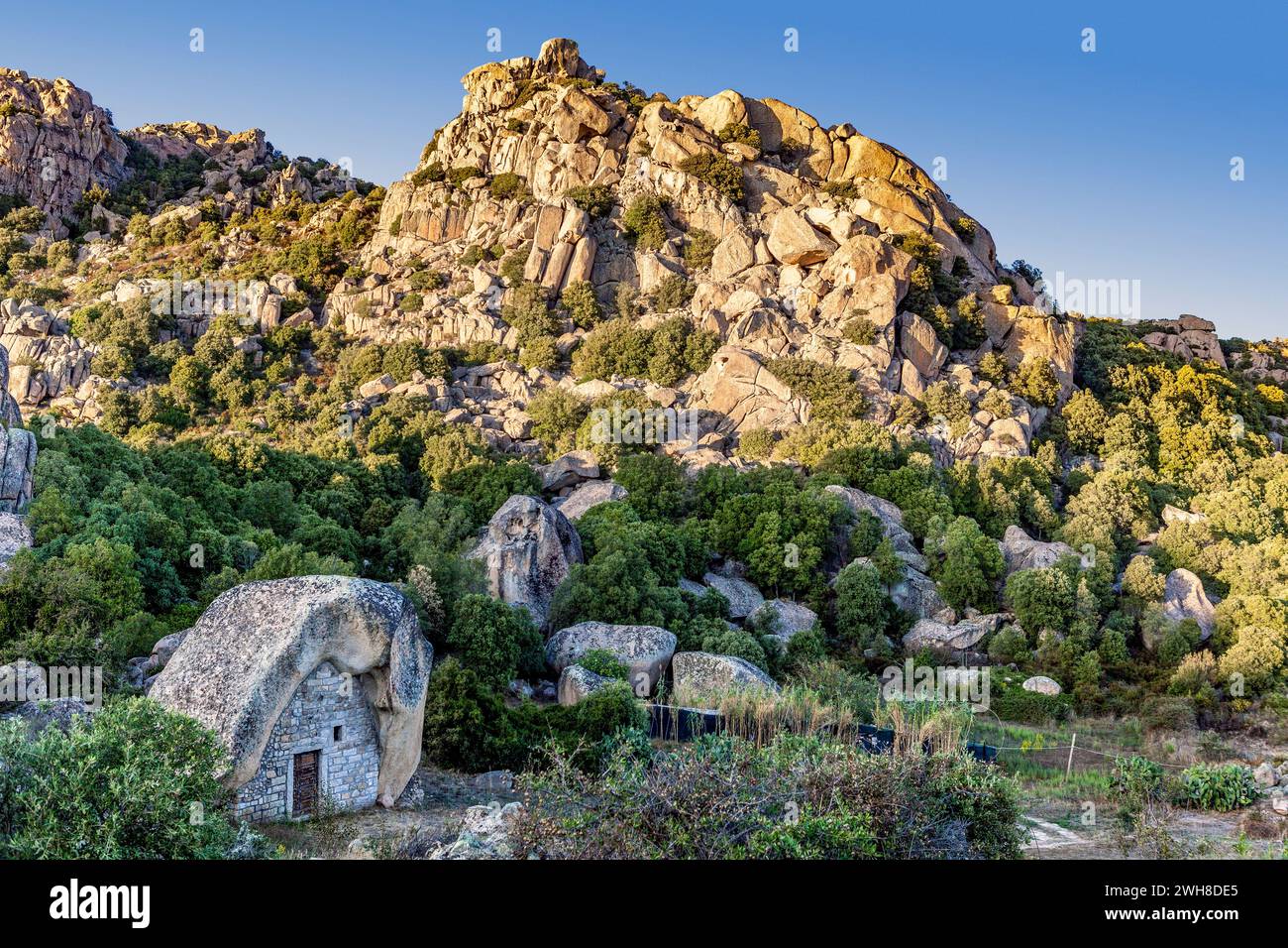 A conca fraicata, a house built in a rock, also known as la casa dei ...