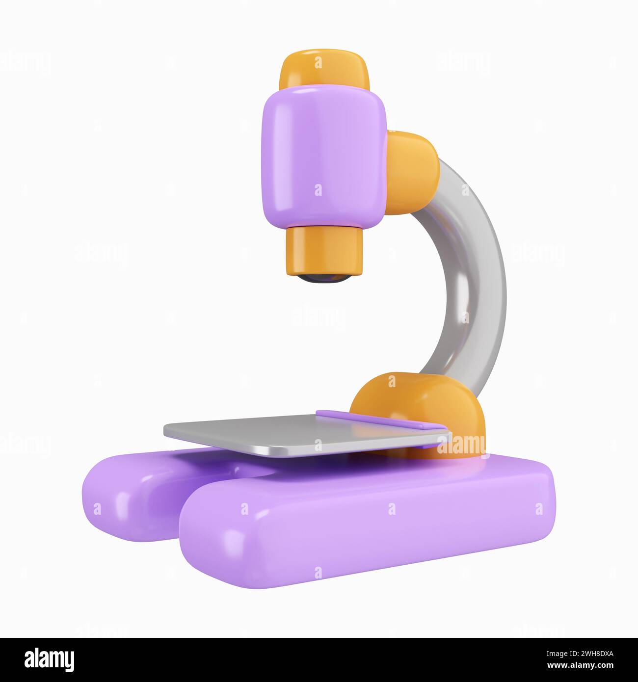 3d Microscope. pharmaceutical instrument, microbiology magnifying tool ...