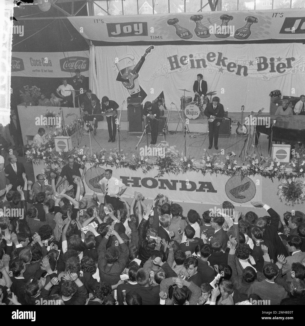 Blokker, Netherlands. June 7, 1964. Beatles in our country, their ...