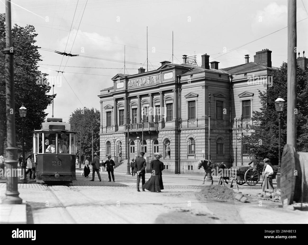Helsinki, Finland Ca 1908. The Student Union Building on Itäinen ...