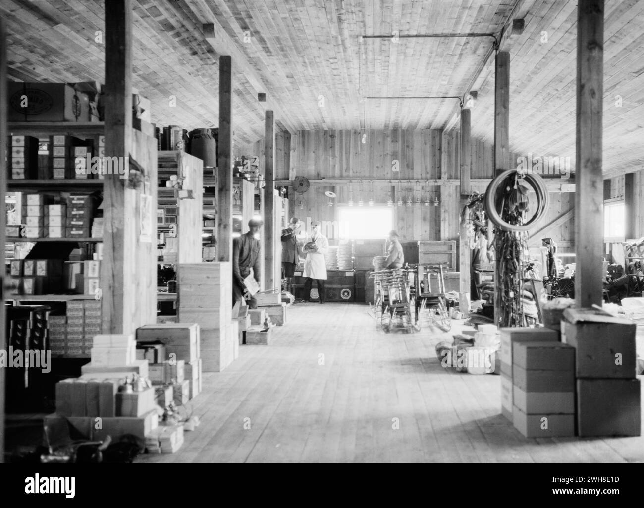 1930s Kannus, Keski-Pohjanmaa, Finland. The central warehouse of ...