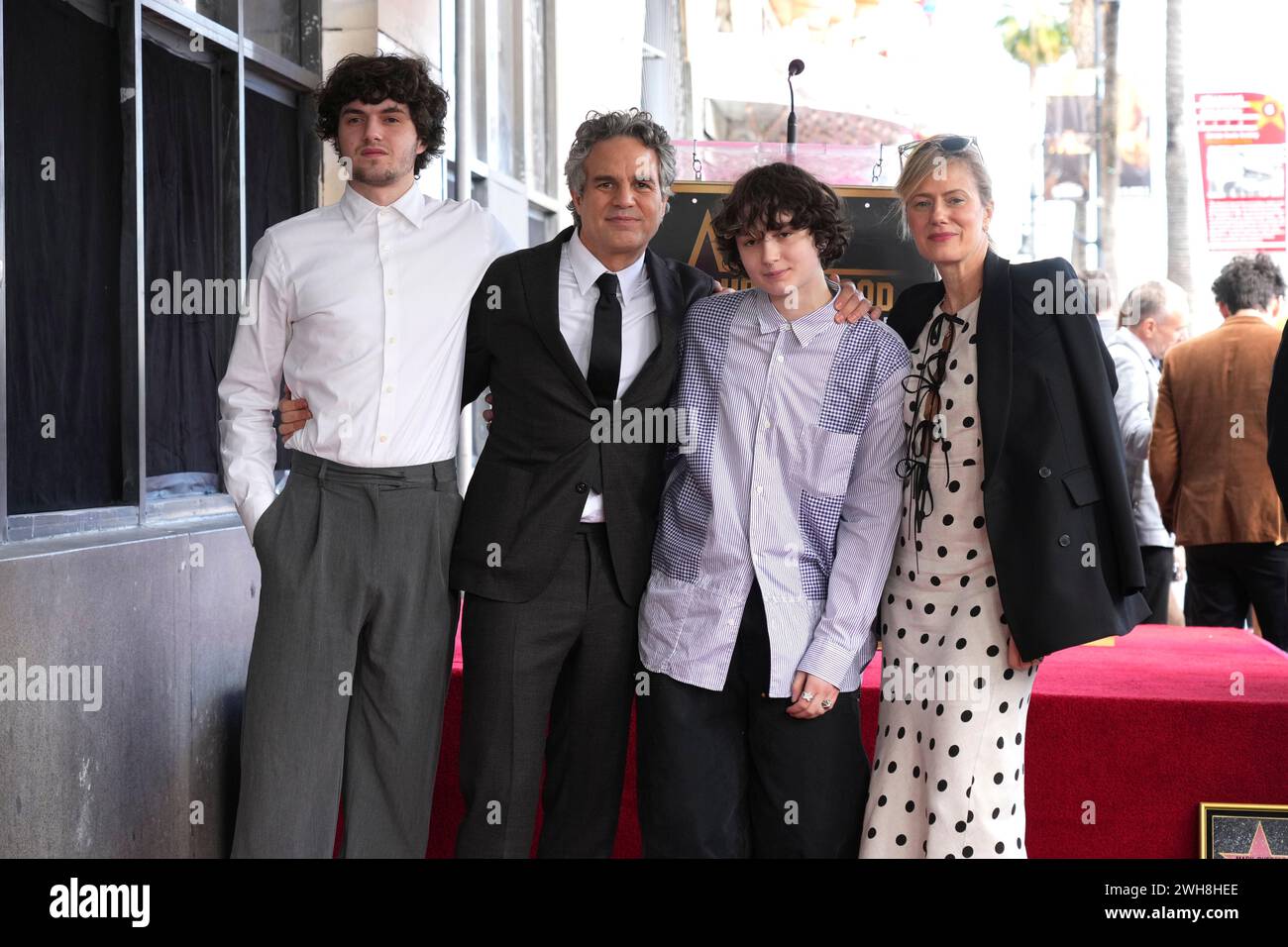 Keen Ruffalo, from left, Mark Ruffalo, Bella Ruffalo, and Sunrise ...