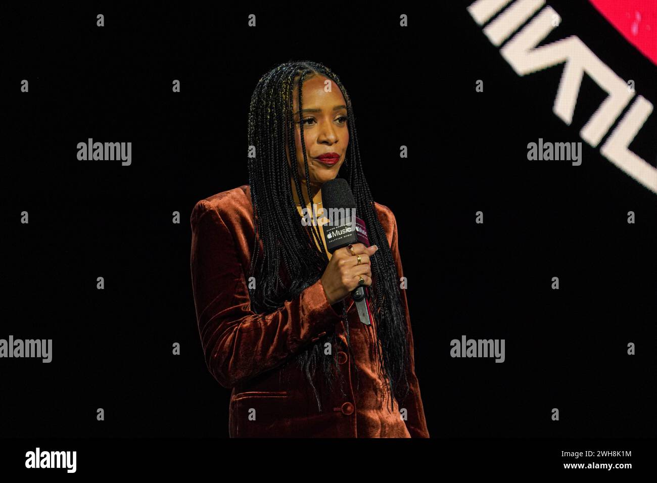 Las Vegas Nevada, USA, February 8, 2024, Nadeska Alexis host the 2024 ...