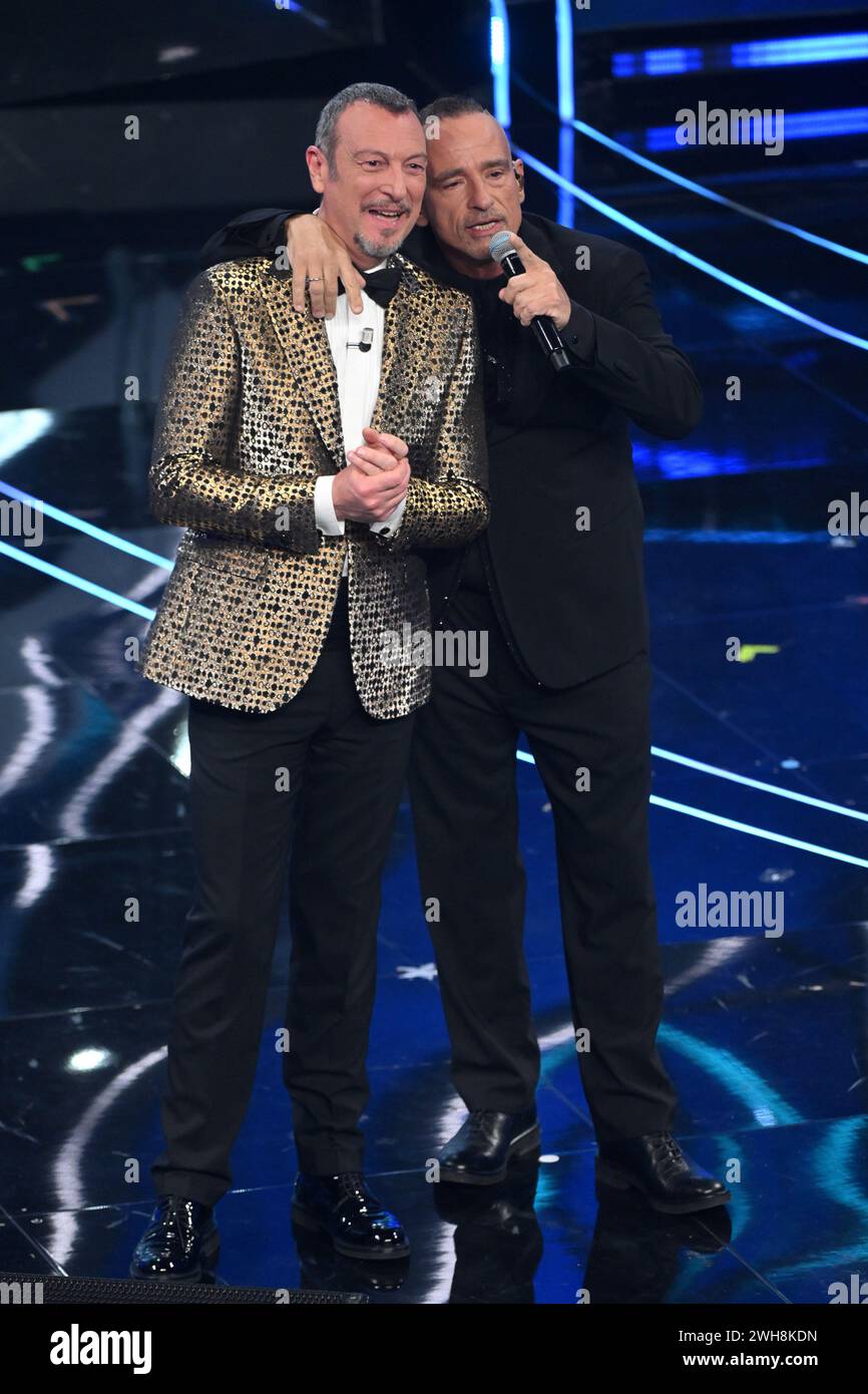Eros ramazzotti sanremo hi-res stock photography and images - Alamy