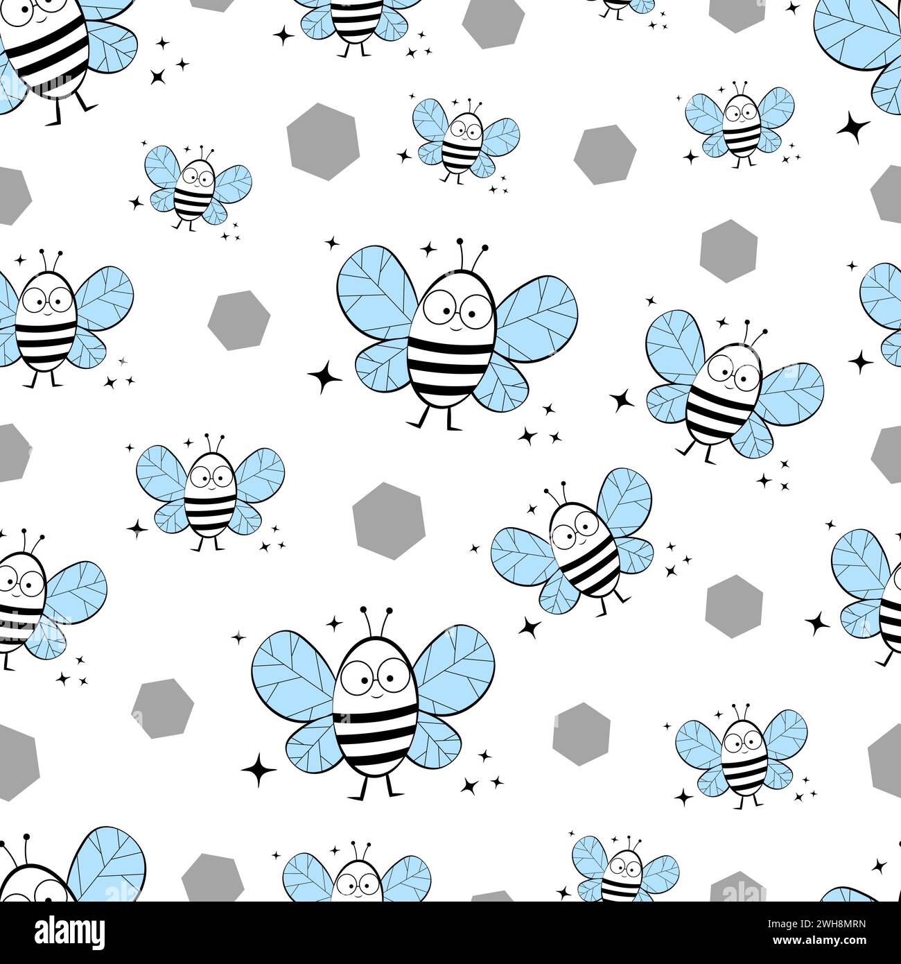 Cute bees hi-res stock photography and images - Alamy