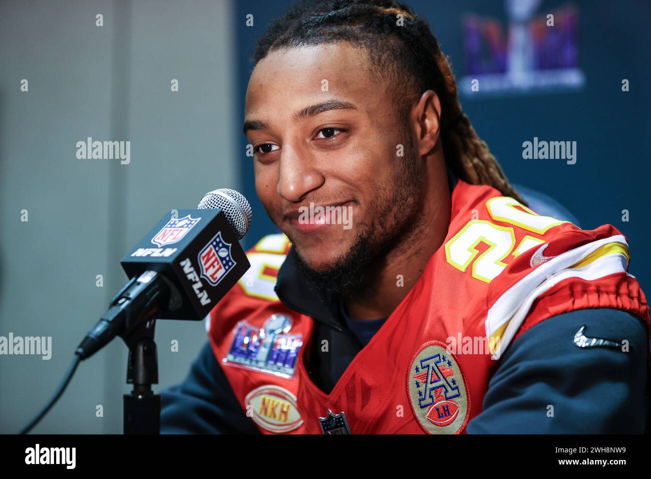 Henderson, NV, USA. 08th Feb, 2024. Kansas City Chiefs safety Justin ...
