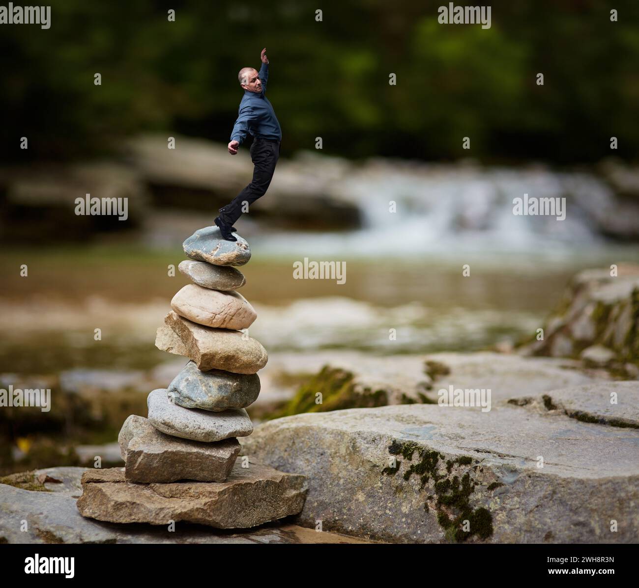 Losing balance hi-res stock photography and images - Alamy