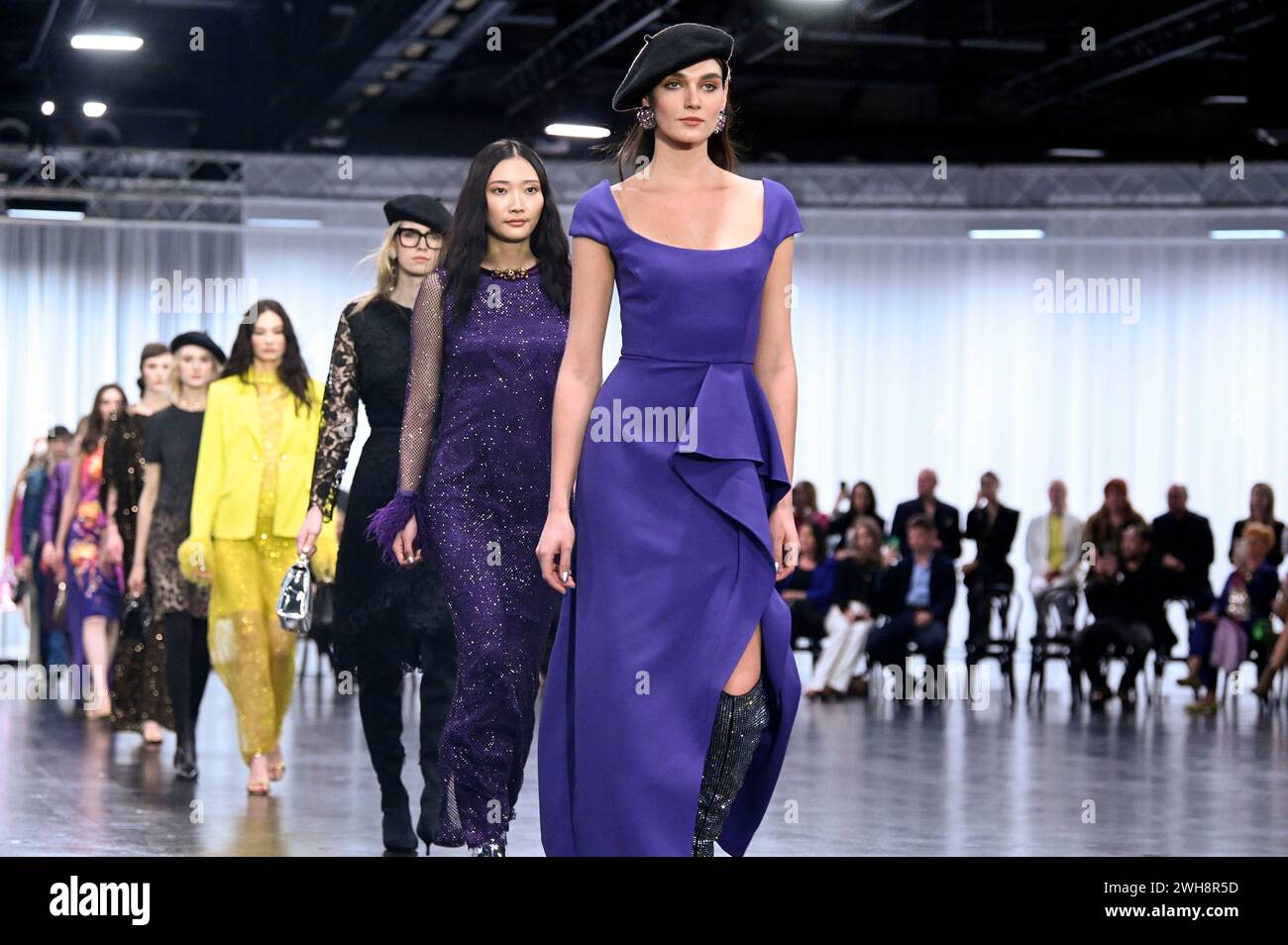 Models bei der Marc Cain Fashion Show auf der Berlin Fashion Week ...