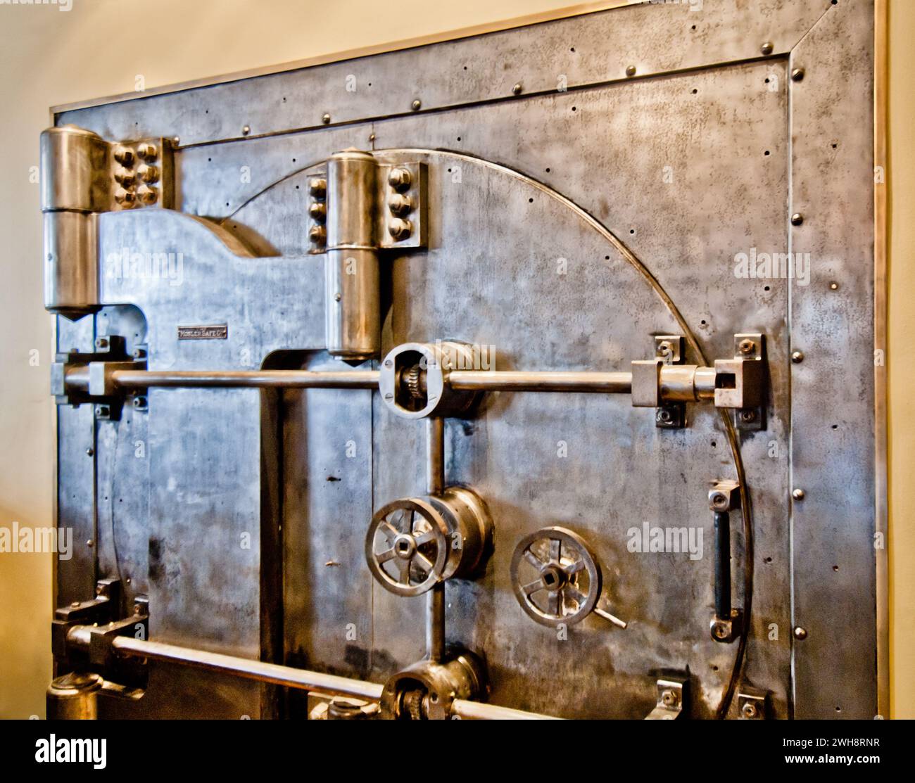 massive bank vault in Hotel Icon, luxury hotel in former Union National ...