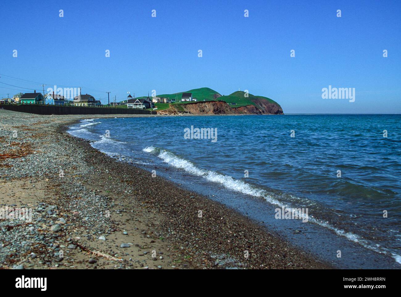 The Isles du Madeleine, the Magdalen Islands are in the Gulf of St ...