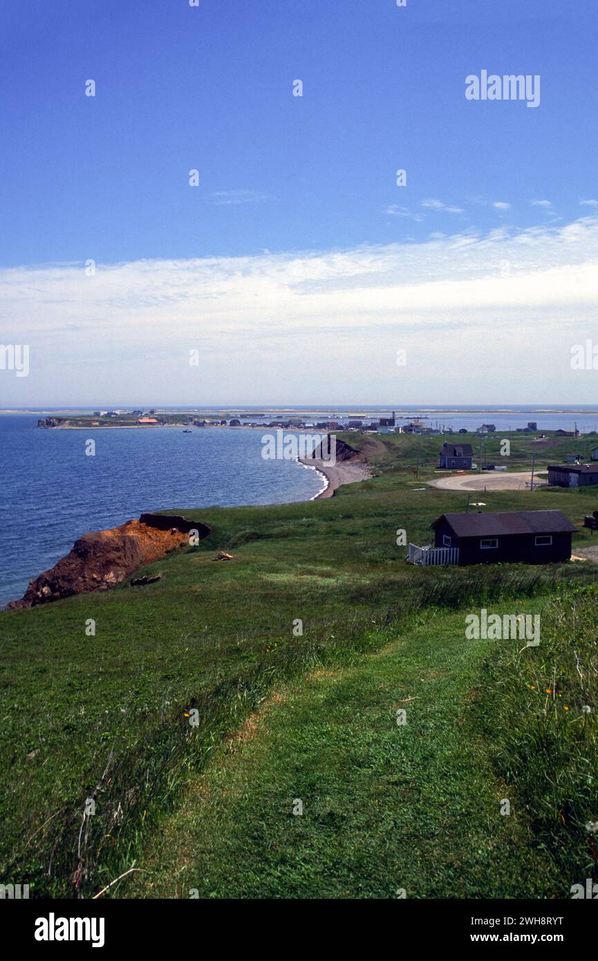 The Isles du Madeleine, the Magdalen Islands are in the Gulf of St ...
