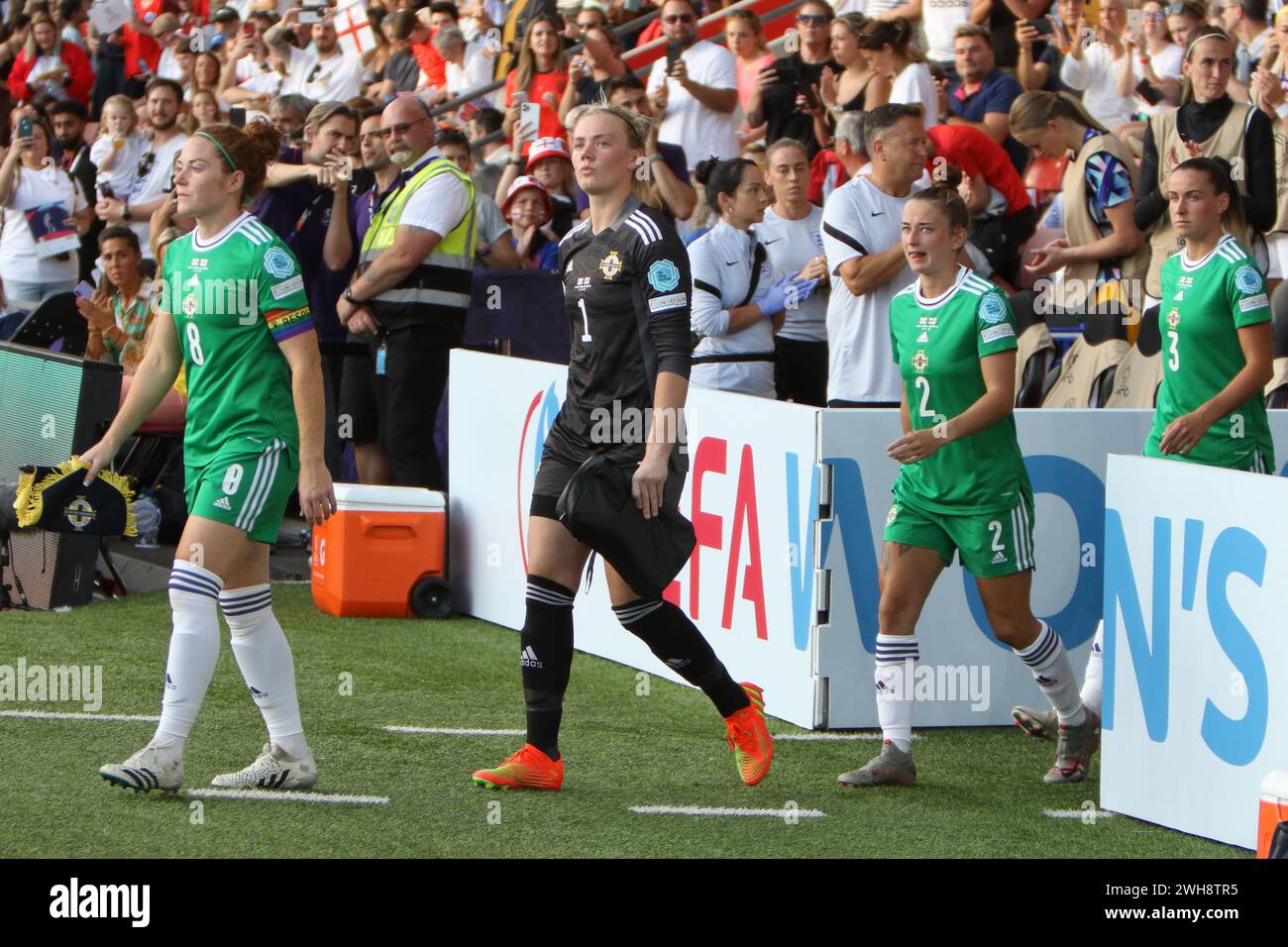 Marissa Callaghan Jacqeline Burns Rebecca McKenna Demi Vance England v ...