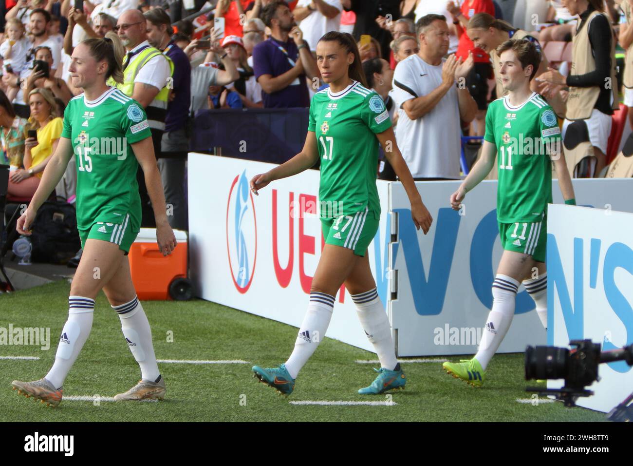 Rebecca Holloway, Laura Rafferty, Kirsty McGuinness England v Northern ...