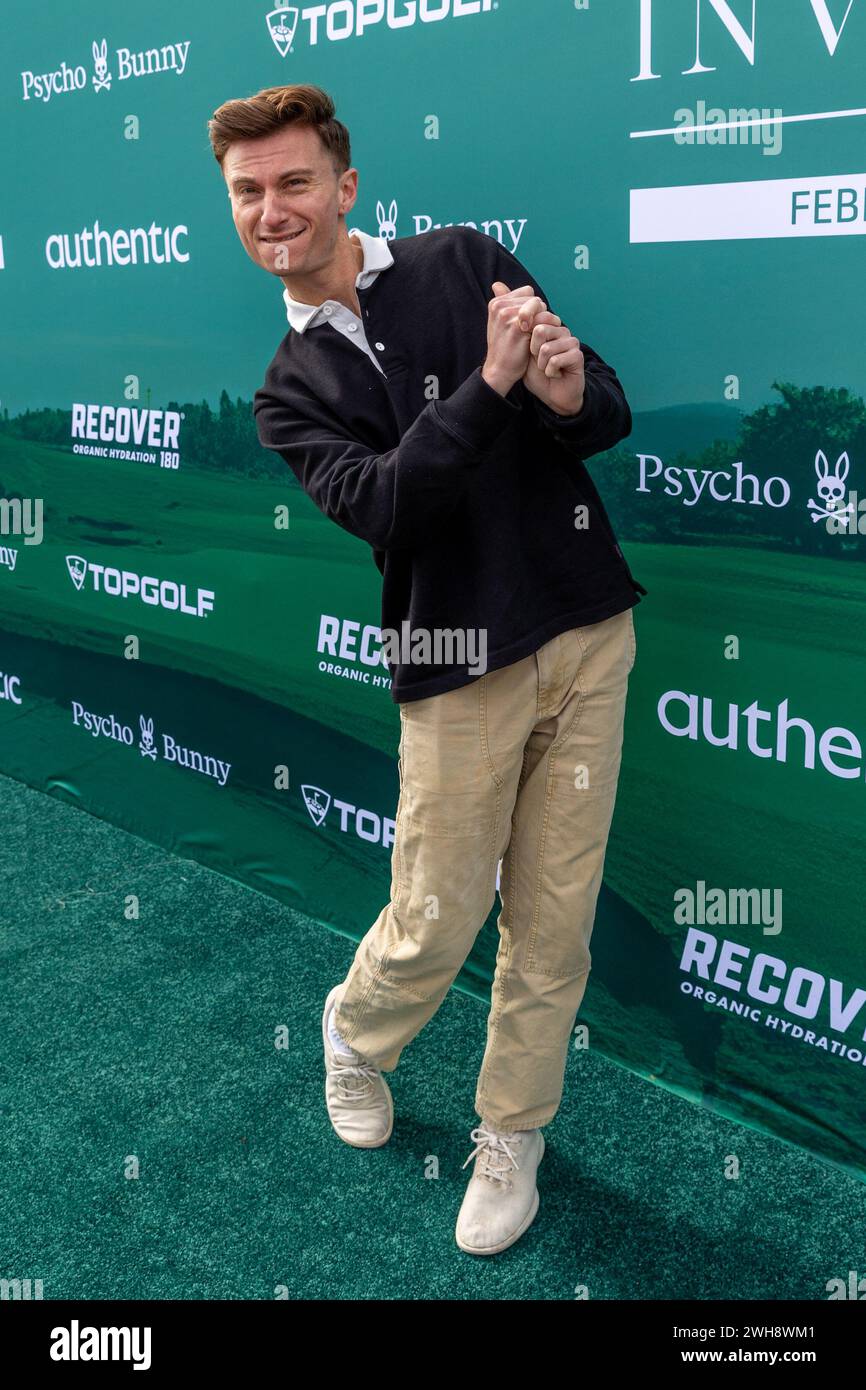 Las Vegas, USA. 08th Feb, 2024. Trevor Wallace, Comedian, attends the ...